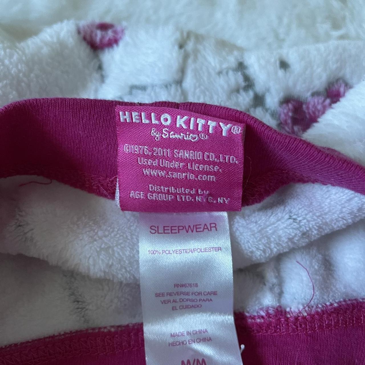 Fuzzy hello kitty pajama pants Still very soft... - Depop