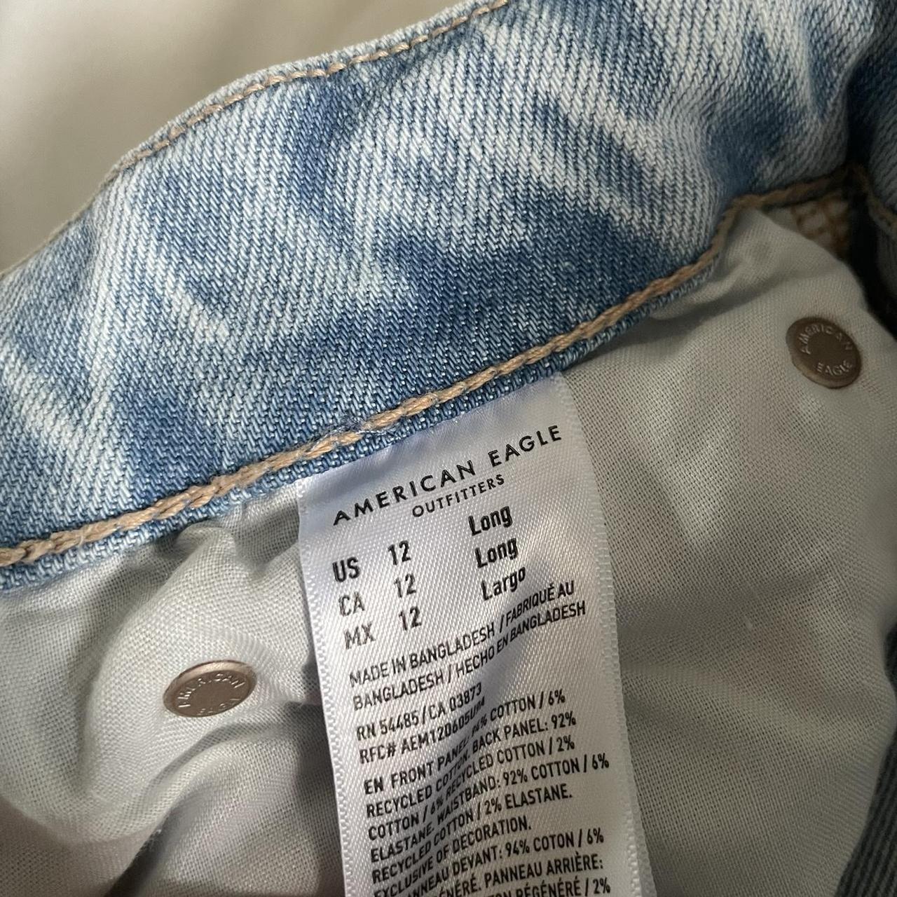 American Eagle Strigid Curvy Super High Waisted... - Depop