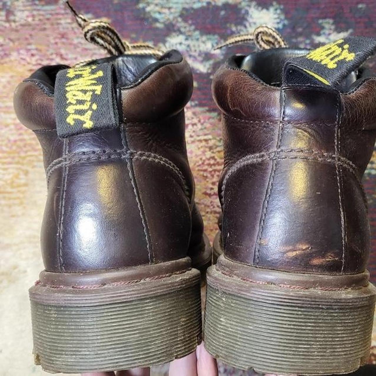 Vintage Dr Martens Lug Sole Boots 8287 Made in... - Depop
