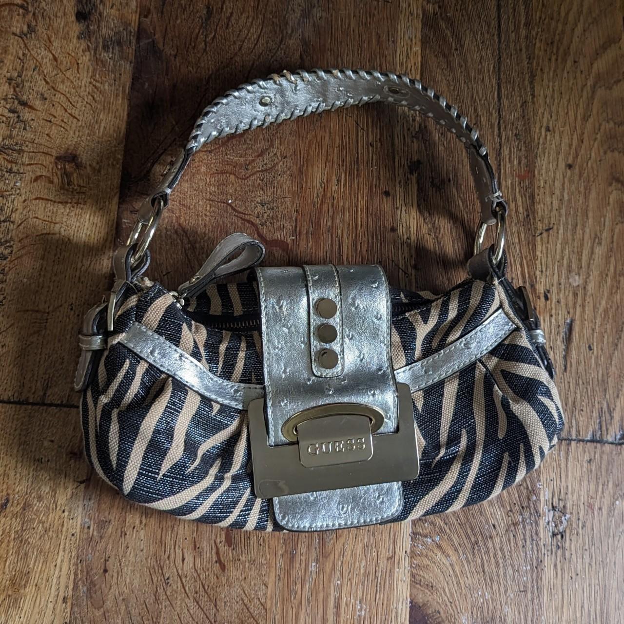 Vintage Guess Zebra Bag 🪽 Unused in great... - Depop