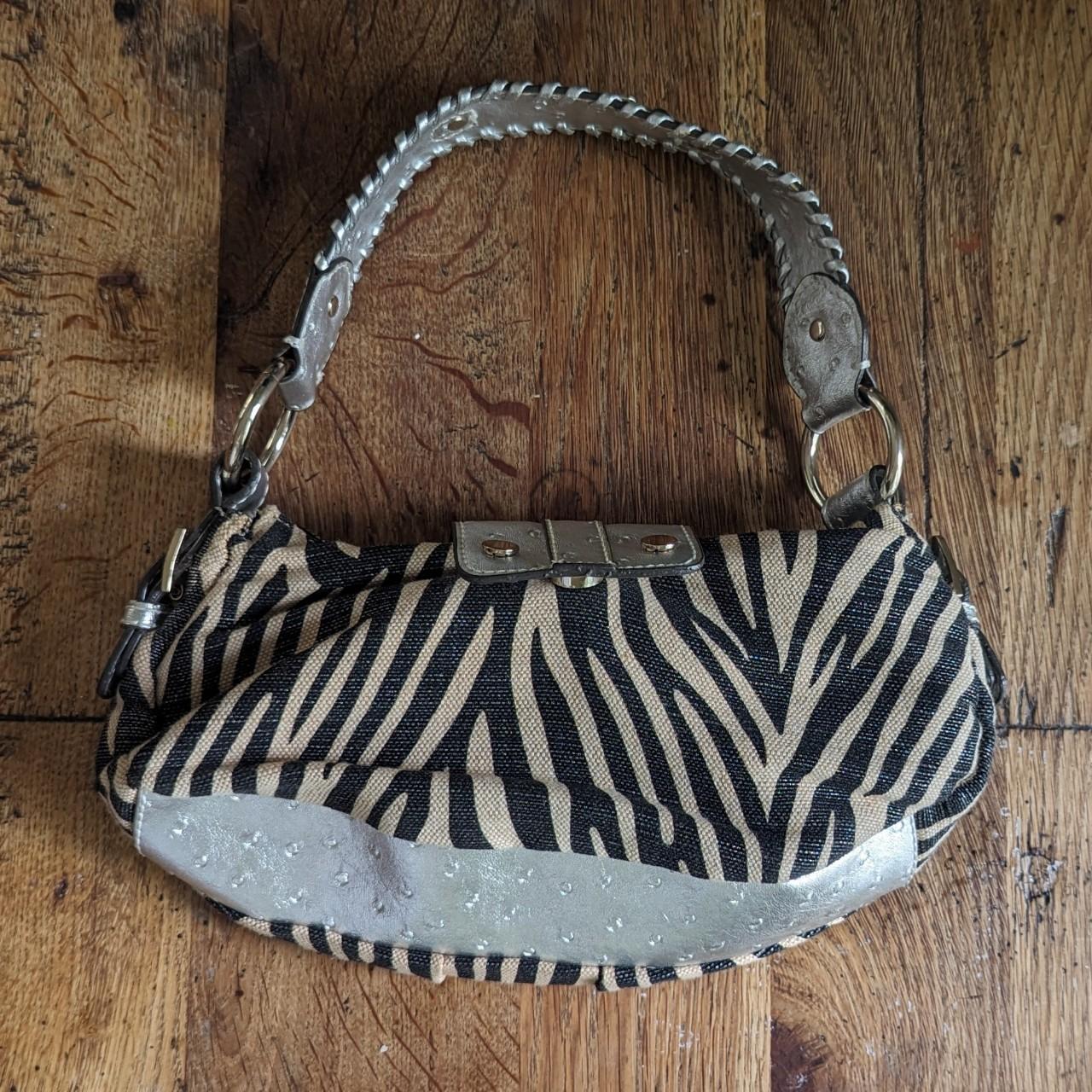 Vintage Guess Zebra Bag 🪽 Unused in great... - Depop