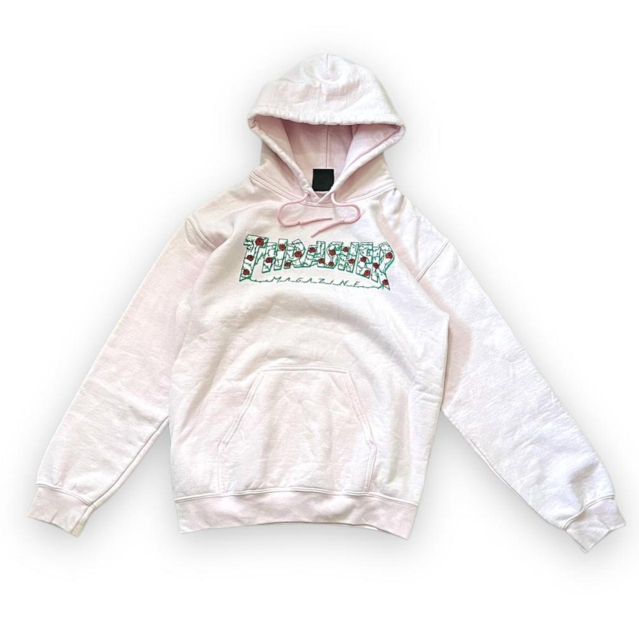 Thrasher Skateboard Magazine Women’s Pink Thorn... - Depop