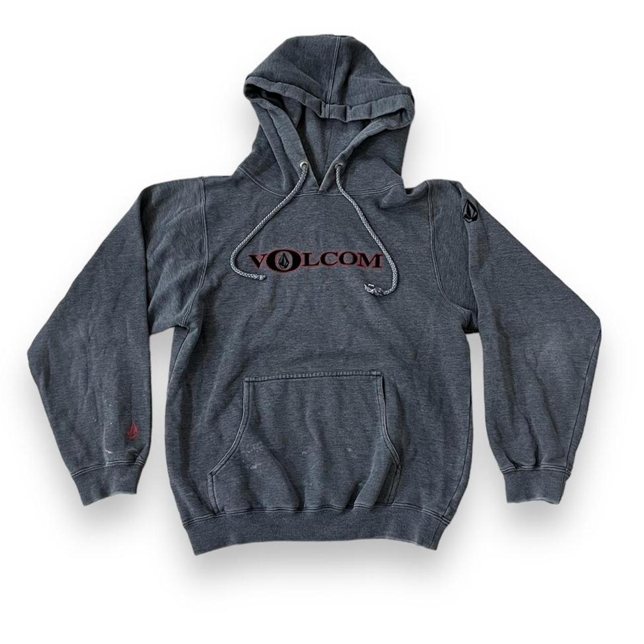 Volcom Women's Grey Hoodie | Depop