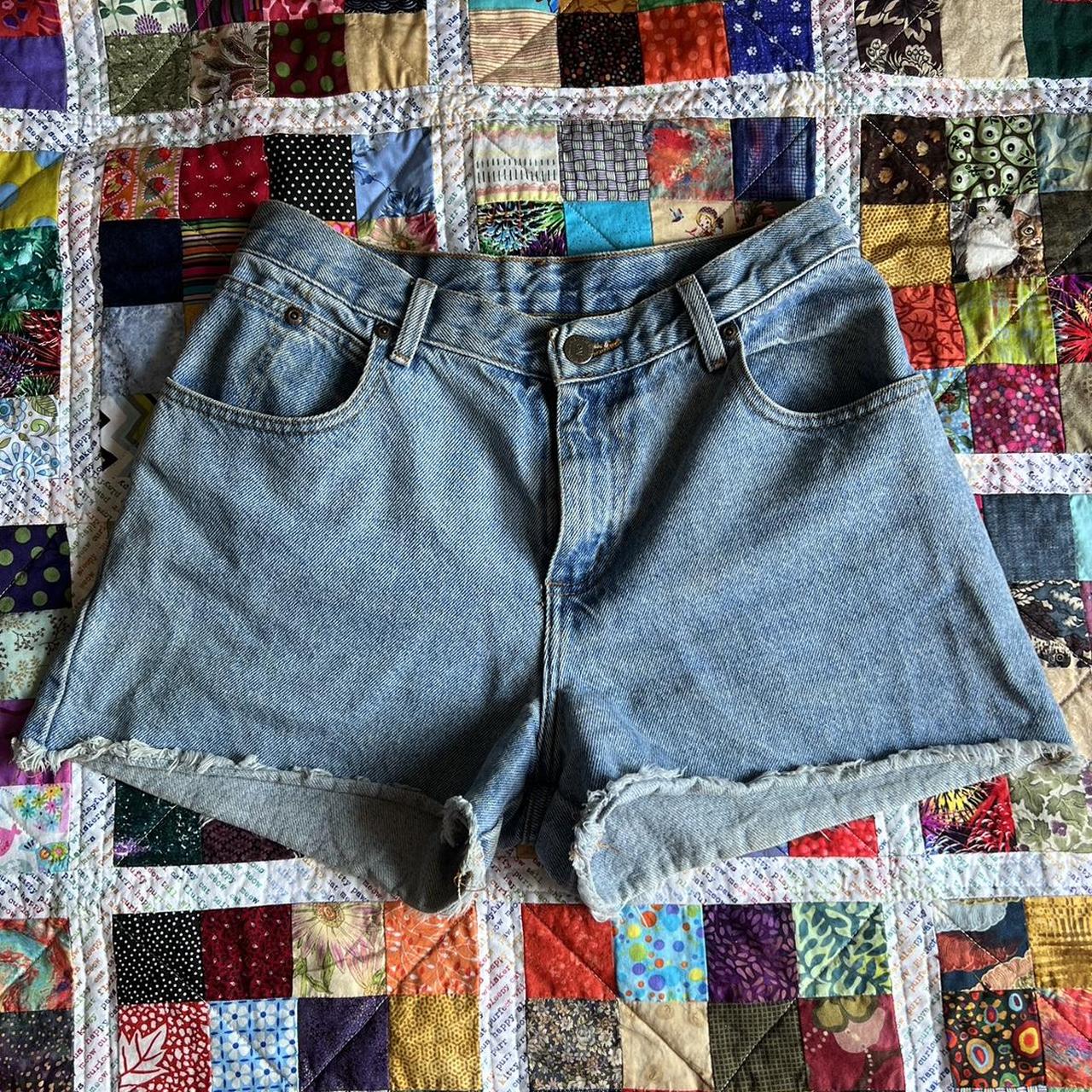 Jorts, Jean/denim cut off short/mini shorts labeled... - Depop