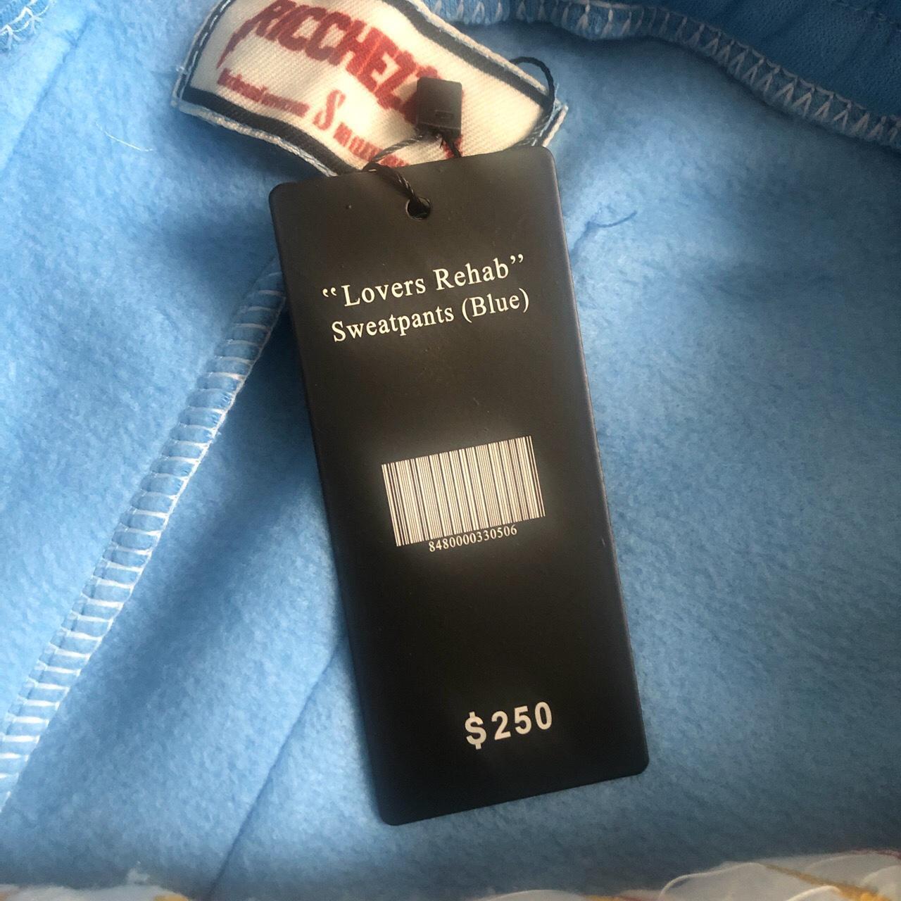 Ricchezza “rehab” joggers in light blue Brand new... - Depop