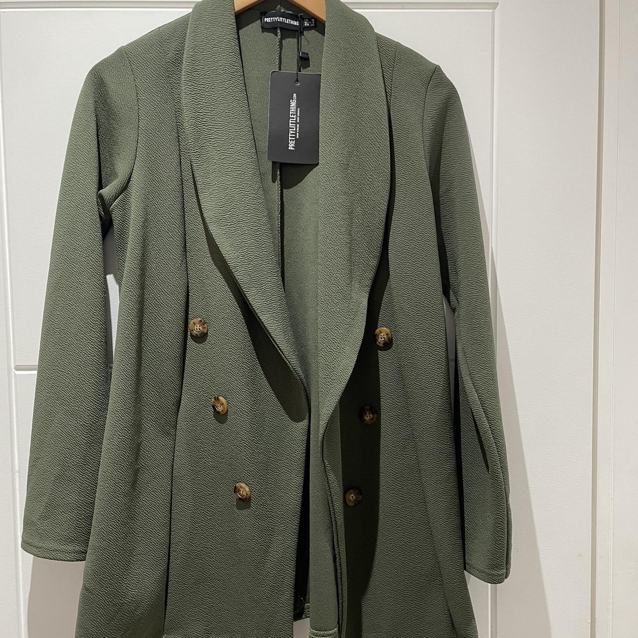 Super Cute PLT Khaki Oversized Button Detail... - Depop