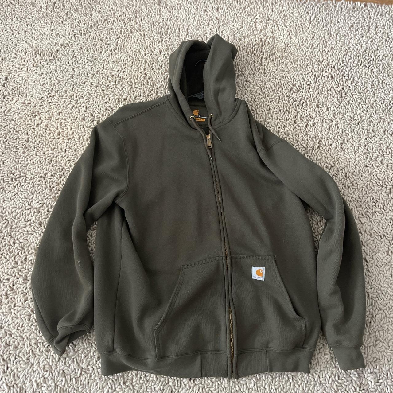 size large carhartt zip up 10/10 condition - Depop