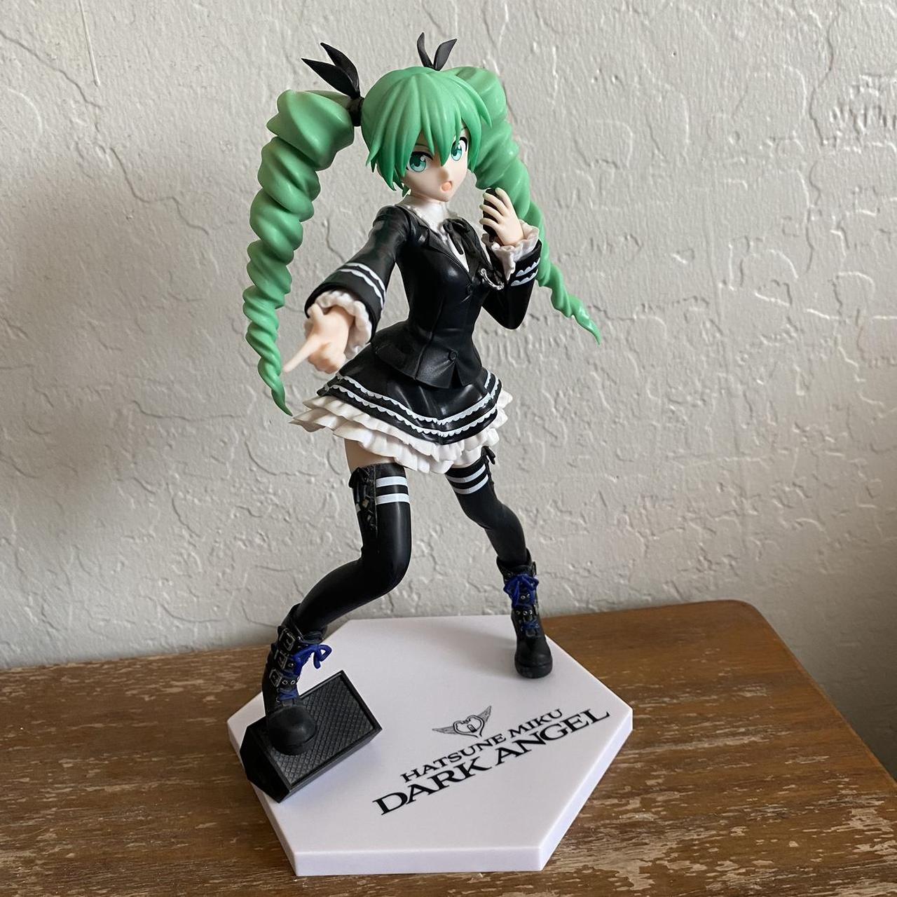 hatsune miku dark angel figure ! ☆preloved, no box... - Depop