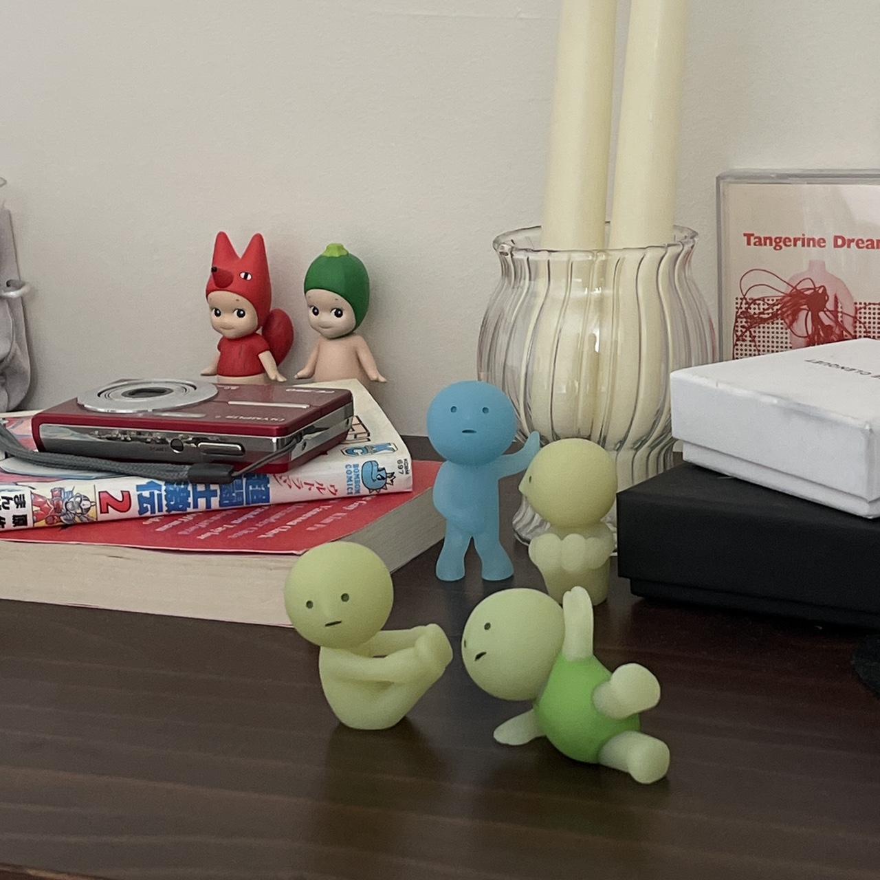 2 smiski workout figures smiski yoga series both... - Depop