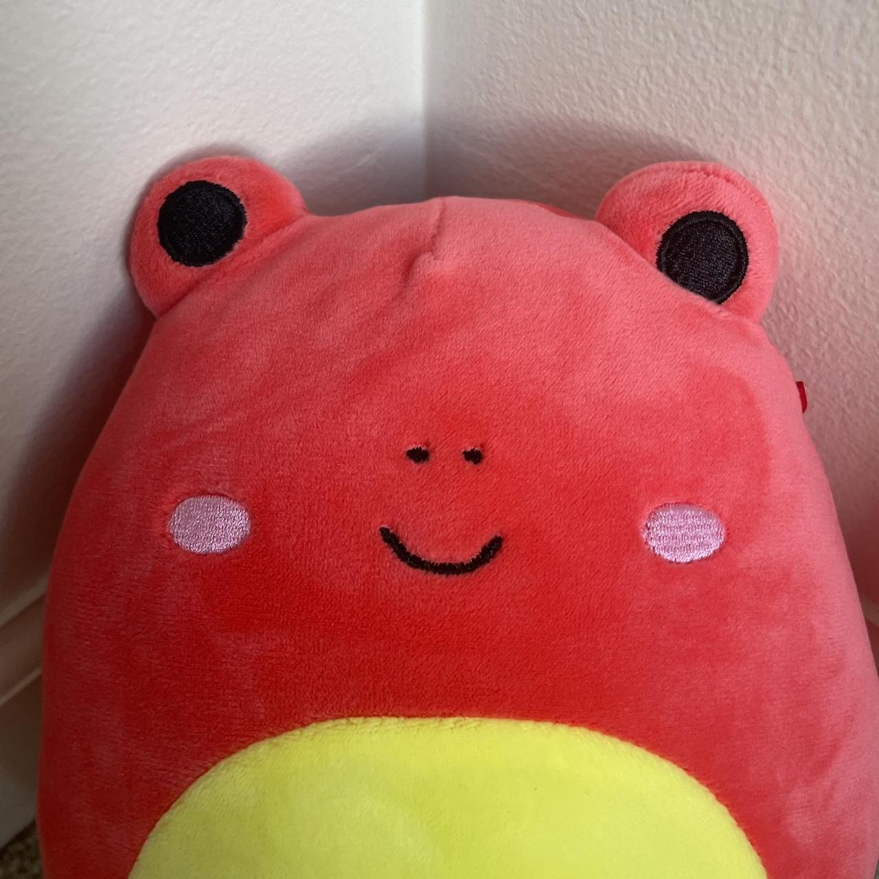 red frog squishmallow :) • brand new w/o tags! •... - Depop
