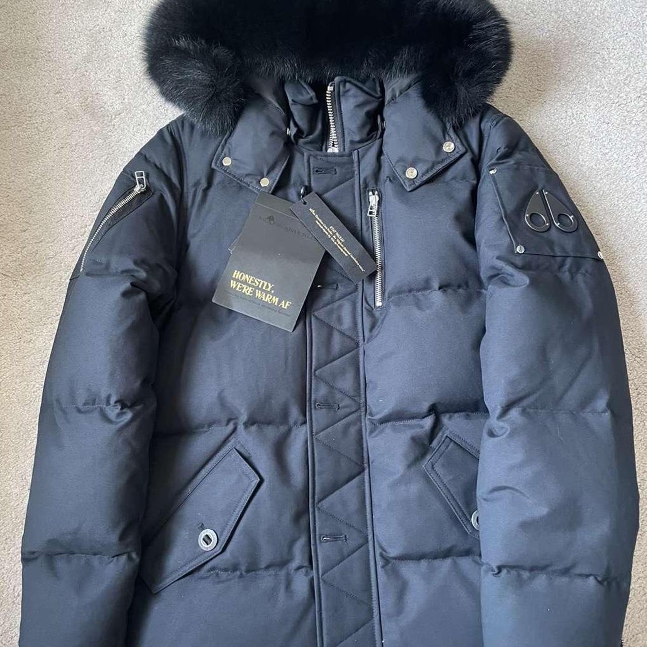 moose knuckles jacket fur. Never worn as can be... - Depop