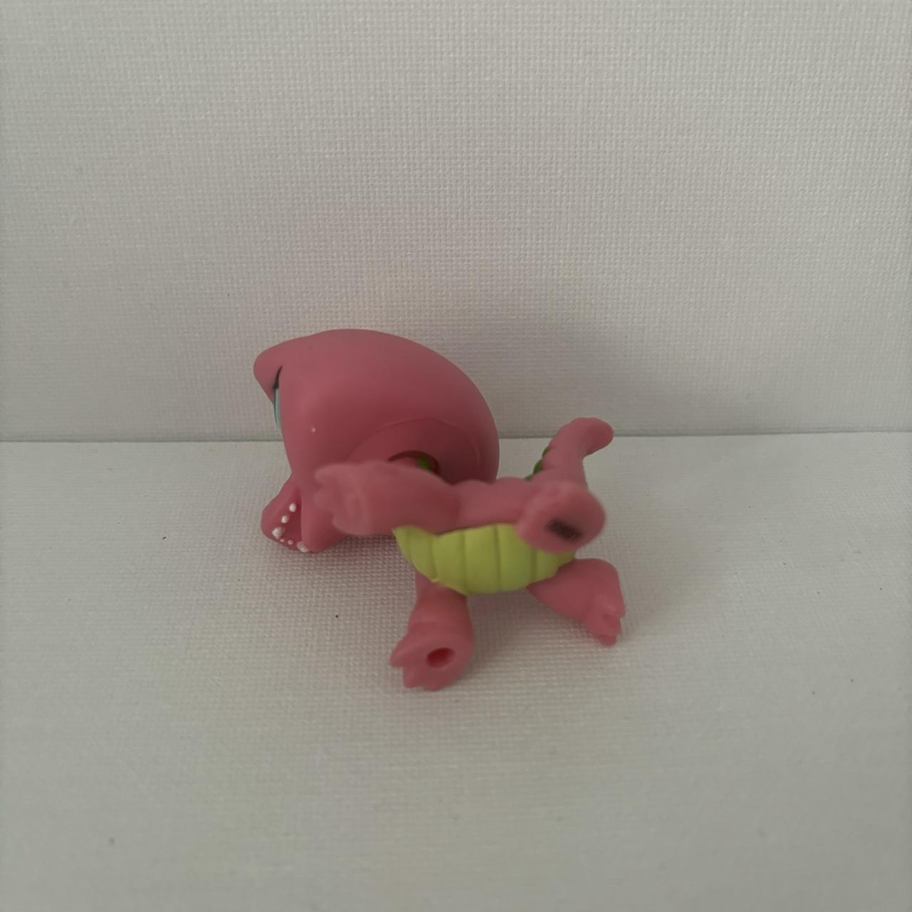 Littlest pet shop pink crocodile. Good condition.... - Depop