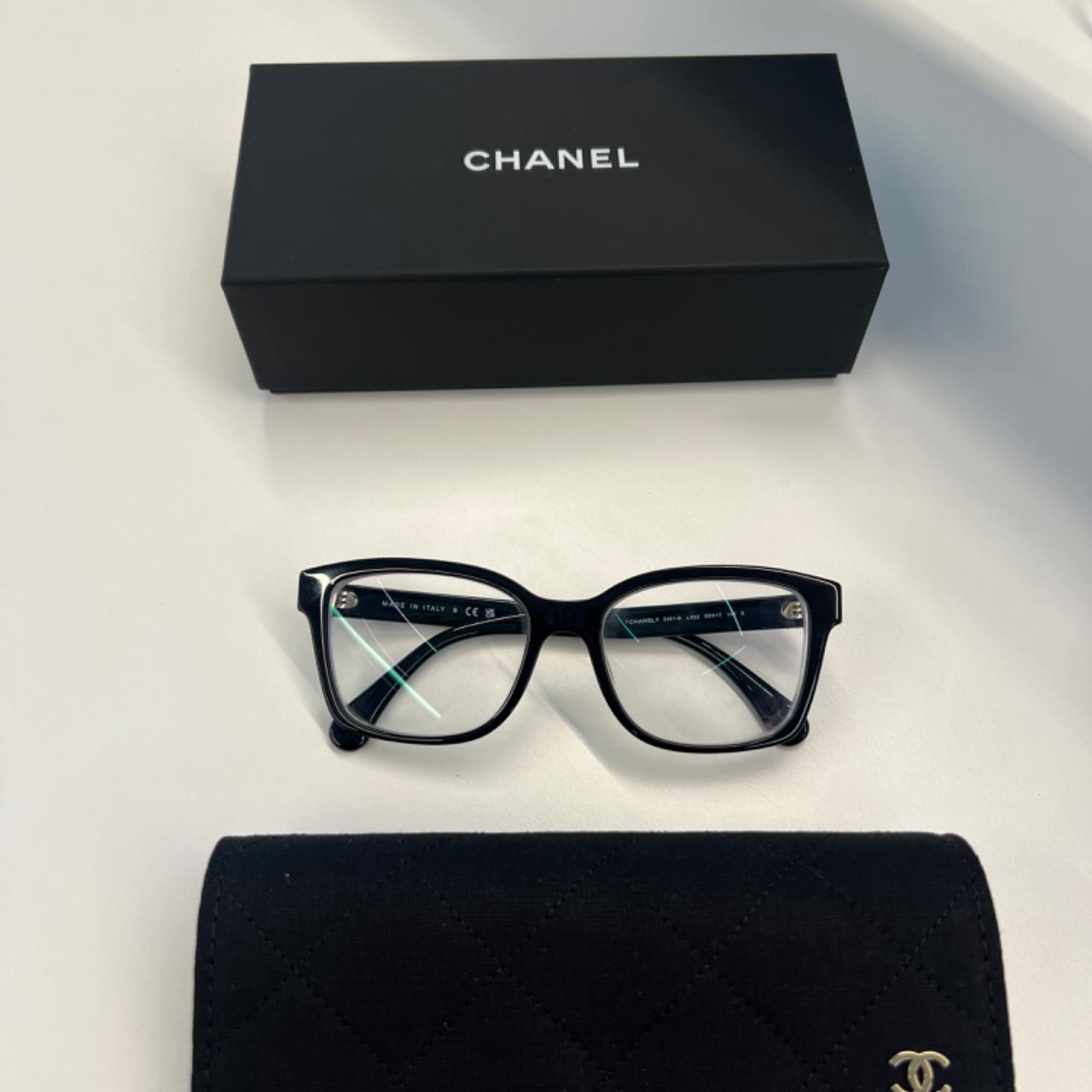 Chanel 3451B C622 Glasses Black Chanel glasses - in... | Depop