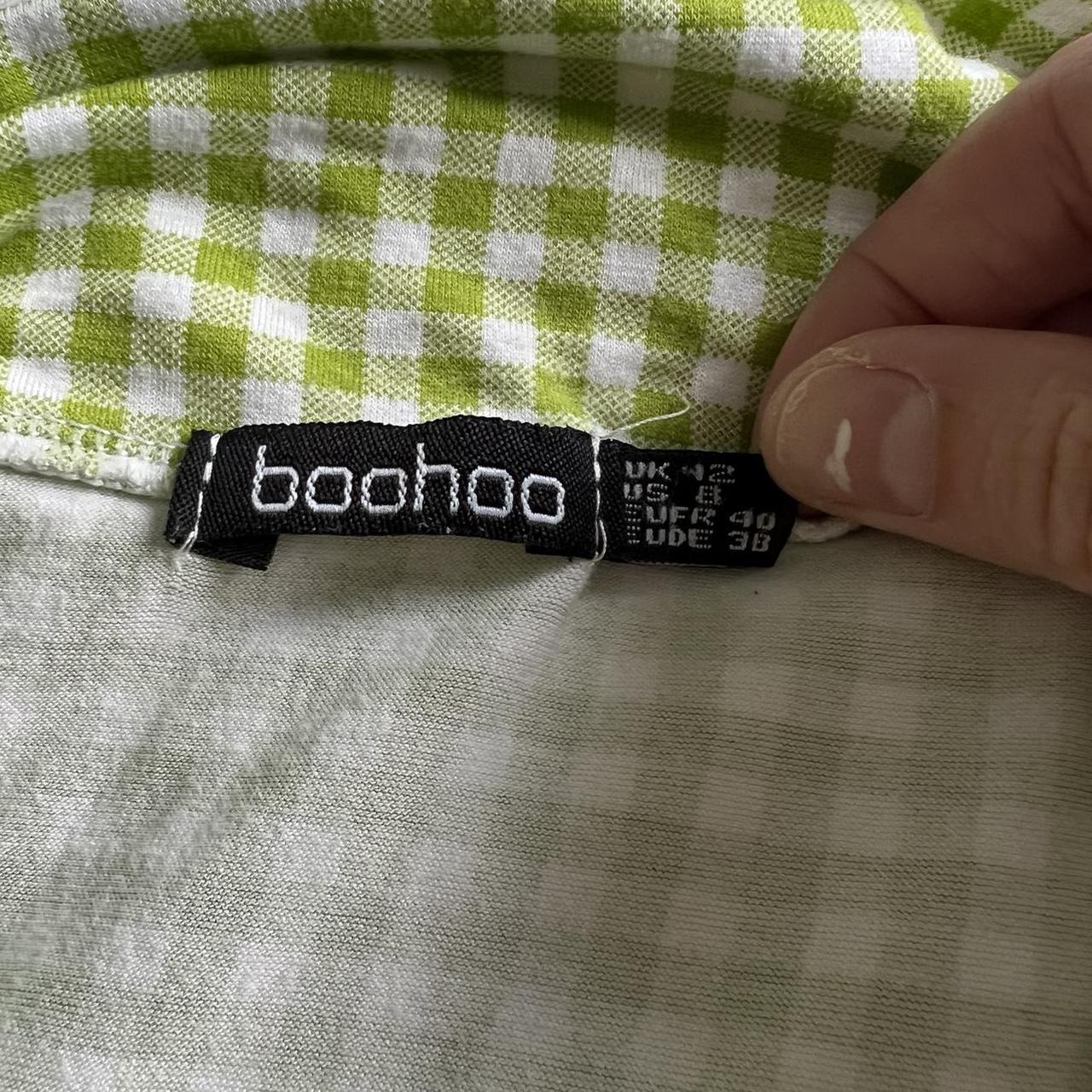 ️Green checkered matching set ️ Button down top... - Depop