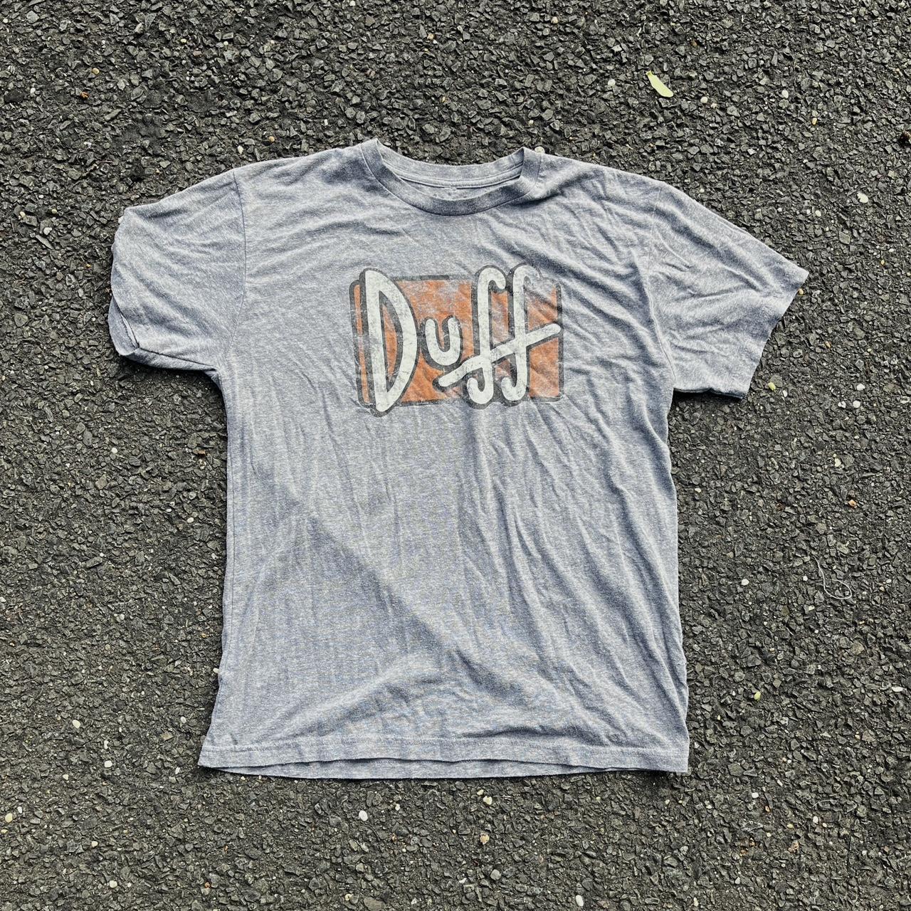 Older “Duff” Shirt (from The Simpson’s) || Slight... - Depop