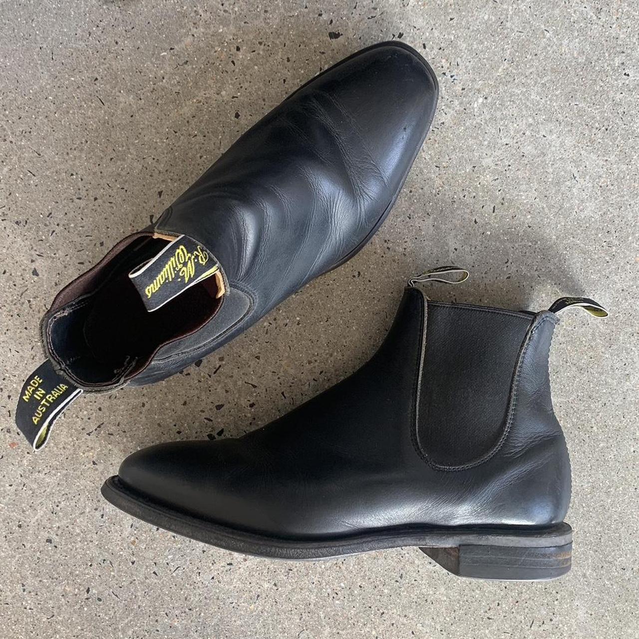RM Williams Men's Black Boots | Depop