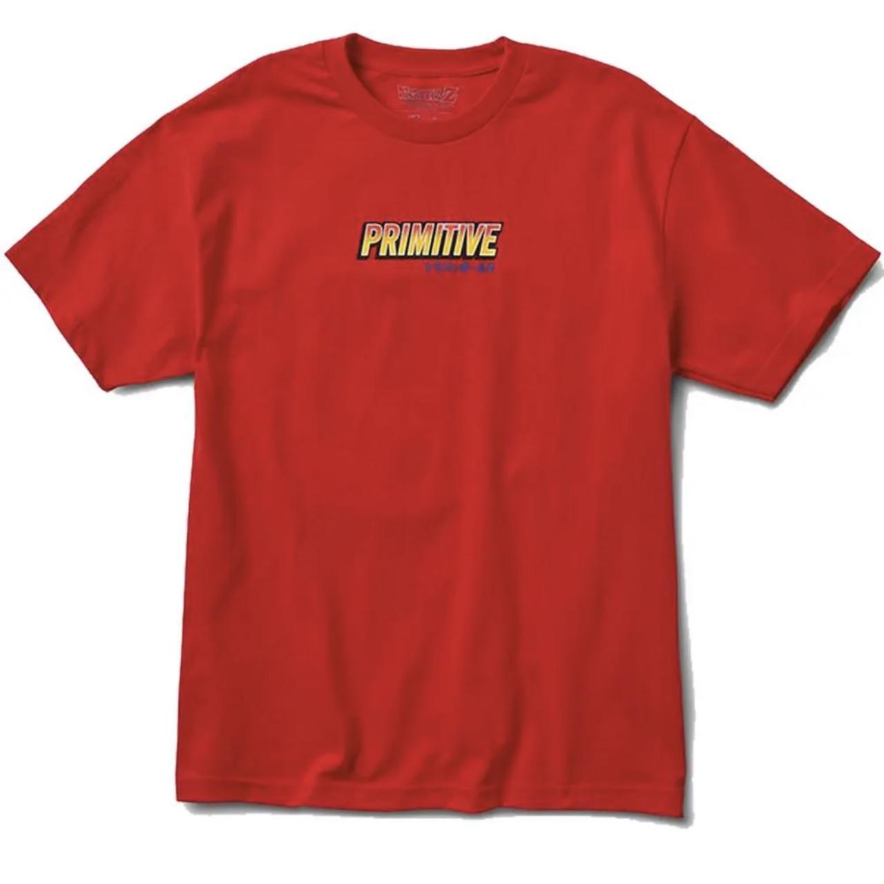 Primitive Super Saiyan Goku tee. First two photos... - Depop