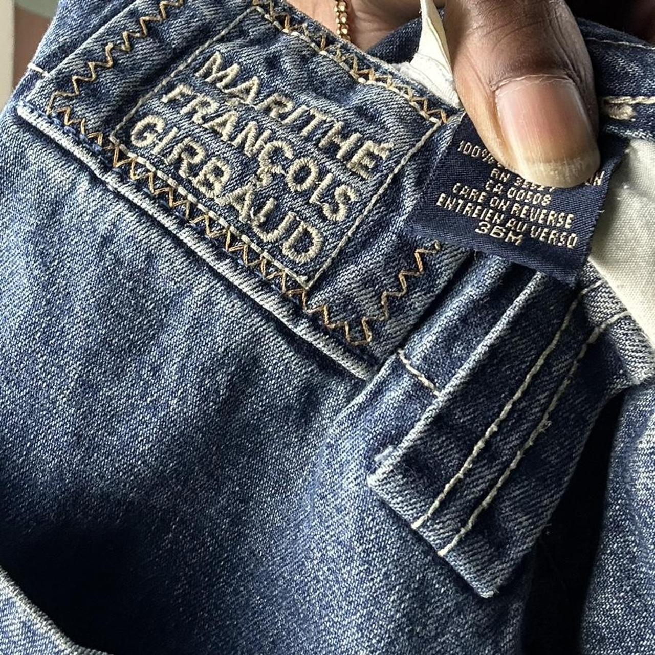 Marithe Francois Girbaud Baggy Strap Denim Jeans... | Depop