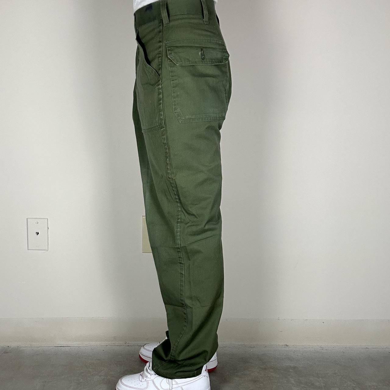 Vintage Military Fatigue Pants Mens Size 34 I Am 5’7... | Depop