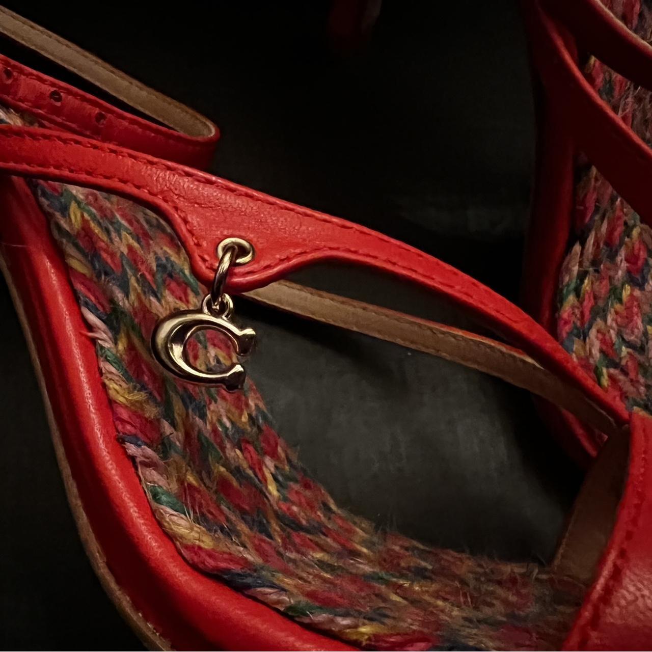 Coach Women's Red Courts | Depop