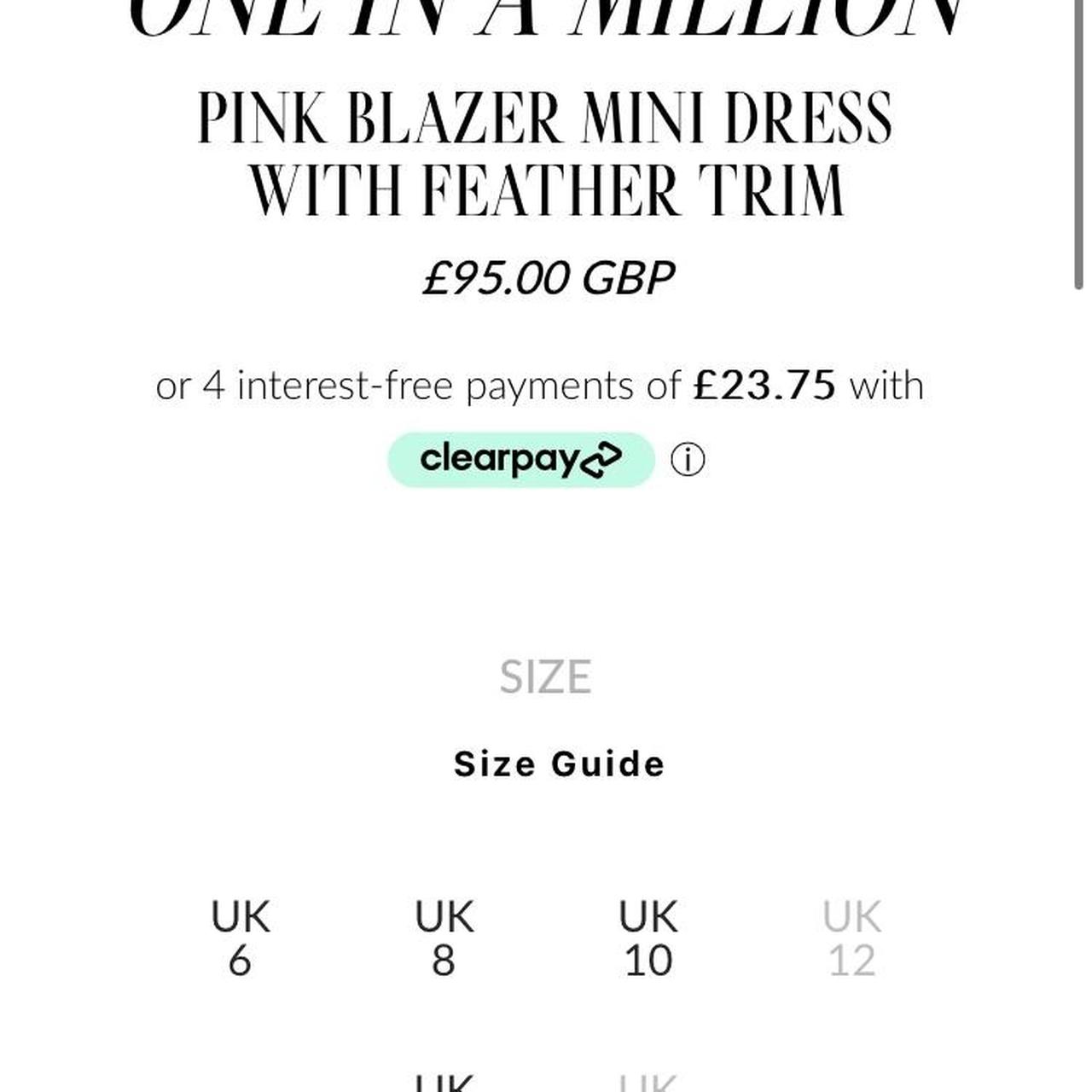 Pink blazer dress with feather trim. Club l one in a... - Depop