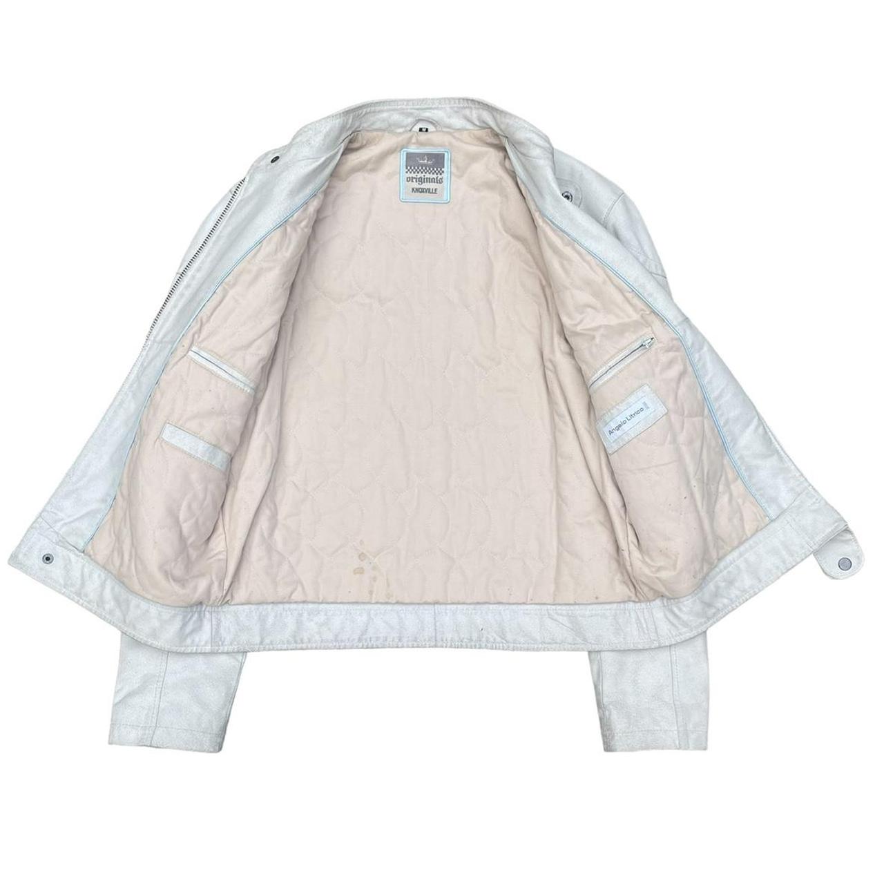 Men's Cream and White Jacket | Depop