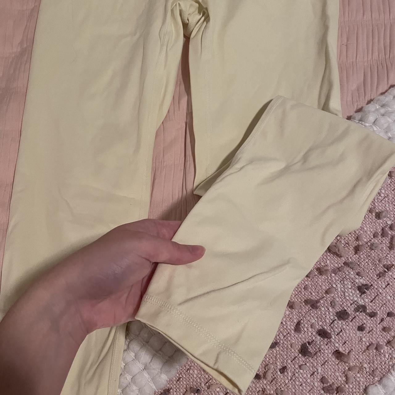 PopFlex Pale Buttercup Yellow Full Length... - Depop