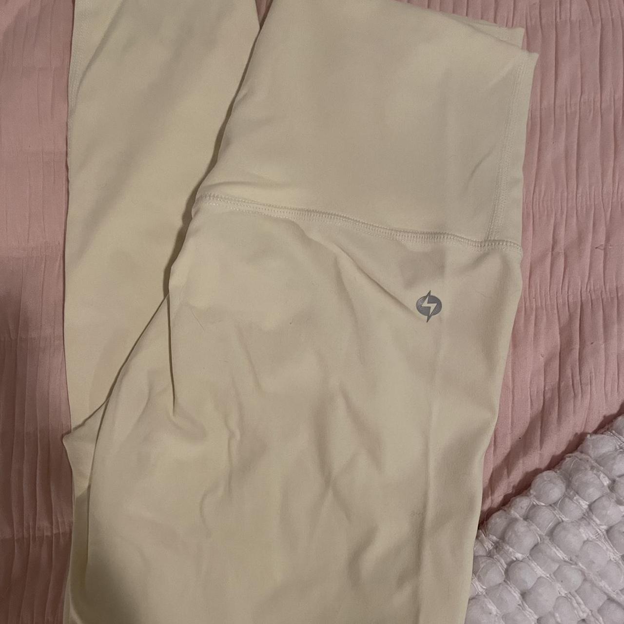 PopFlex Pale Buttercup Yellow Full Length... - Depop