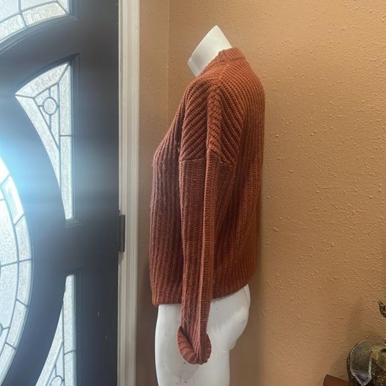 Callahan by revolve orange pullover sweater In good... - Depop