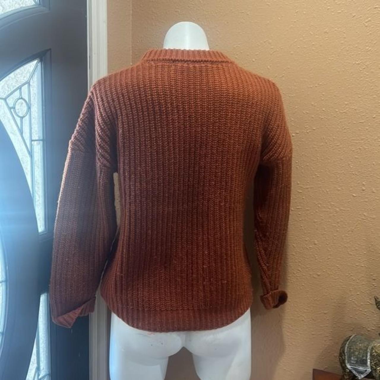 Callahan by revolve orange pullover sweater In good... - Depop