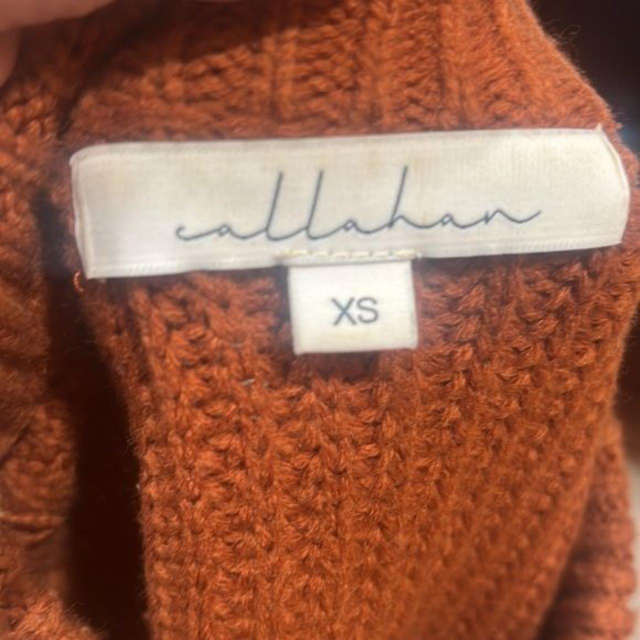 Callahan by revolve orange pullover sweater In good... - Depop