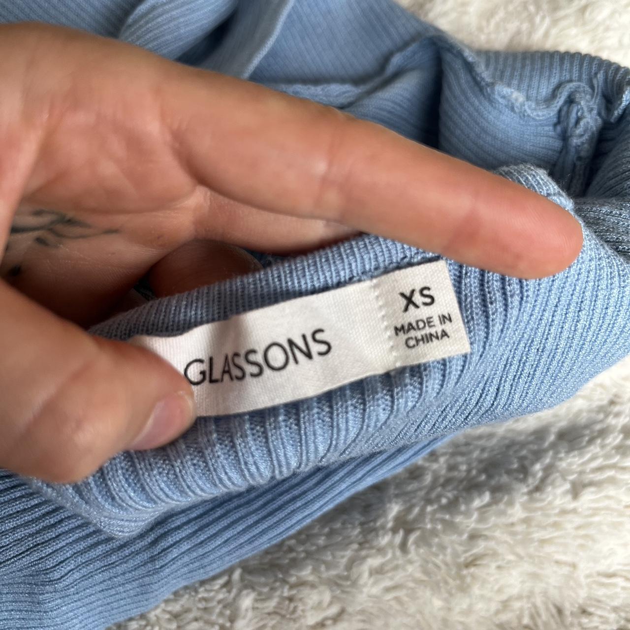 Thin stretchy Glassons top size XS - Depop