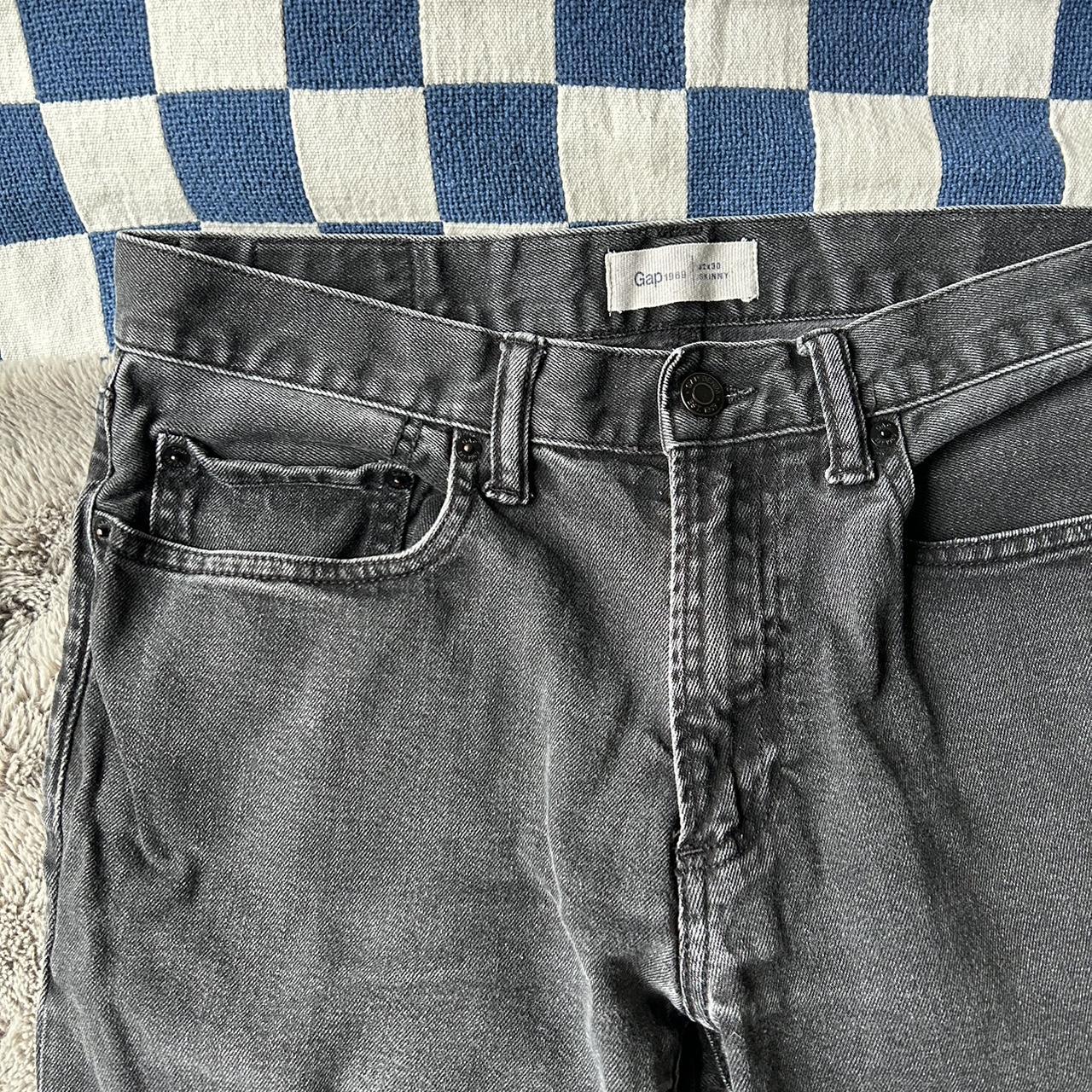 Gap Gael grey skinny jeans 32 x 30 Still great... - Depop