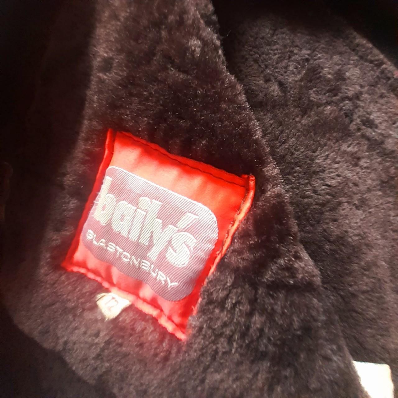 Dark brown vintage Baily's of Glastonbury sheepskin... - Depop