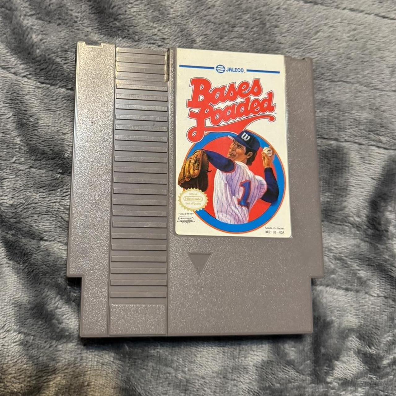 NES Baseball Bases Loaded 1985 cartridge #nintendo - Depop