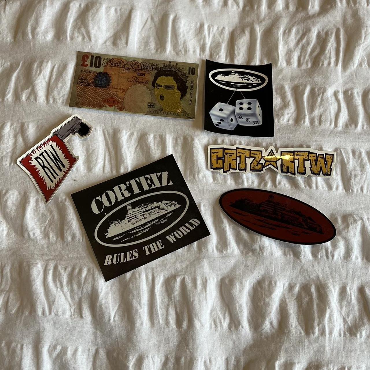 Corteiz sticker pack Can sell collectively or... - Depop