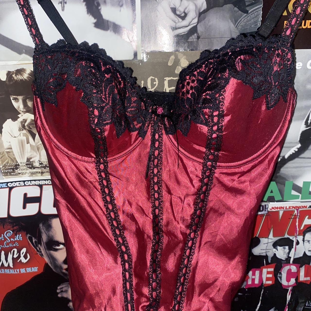 “ETHEL AUSTIN” vintage corset beautiful pink silk... | Depop
