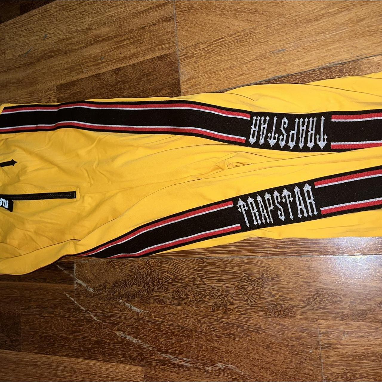 #trapstar #catsuit #sizesmall Trapstar yellow/orange... - Depop