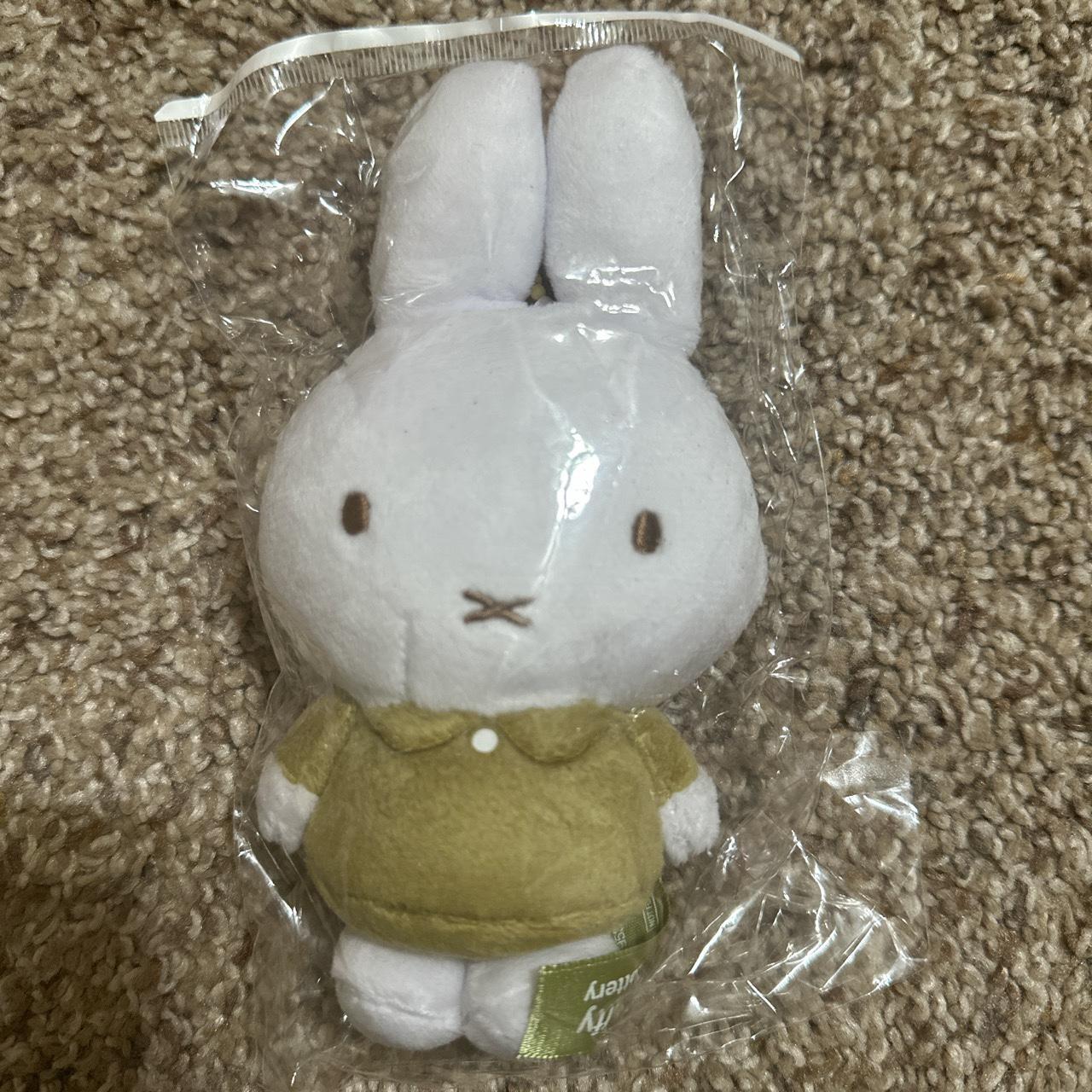 6 inch brand new green Miffy plush keychain from... - Depop