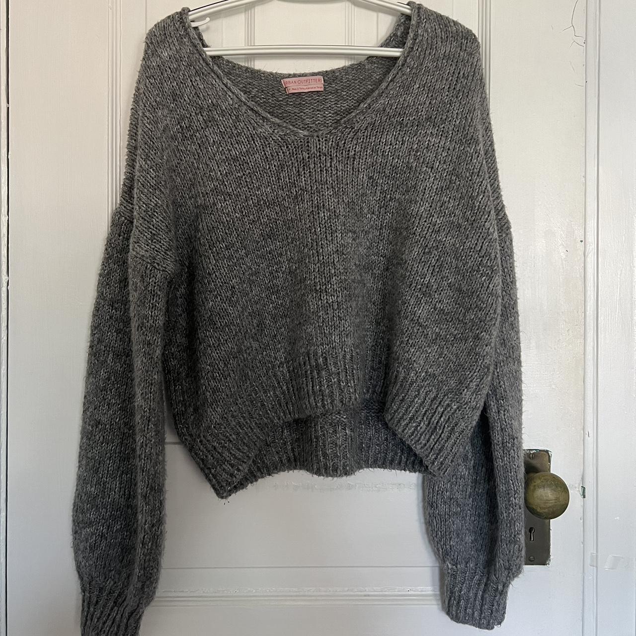Urban Outfitters Grey Sweater Size S Slightly... - Depop