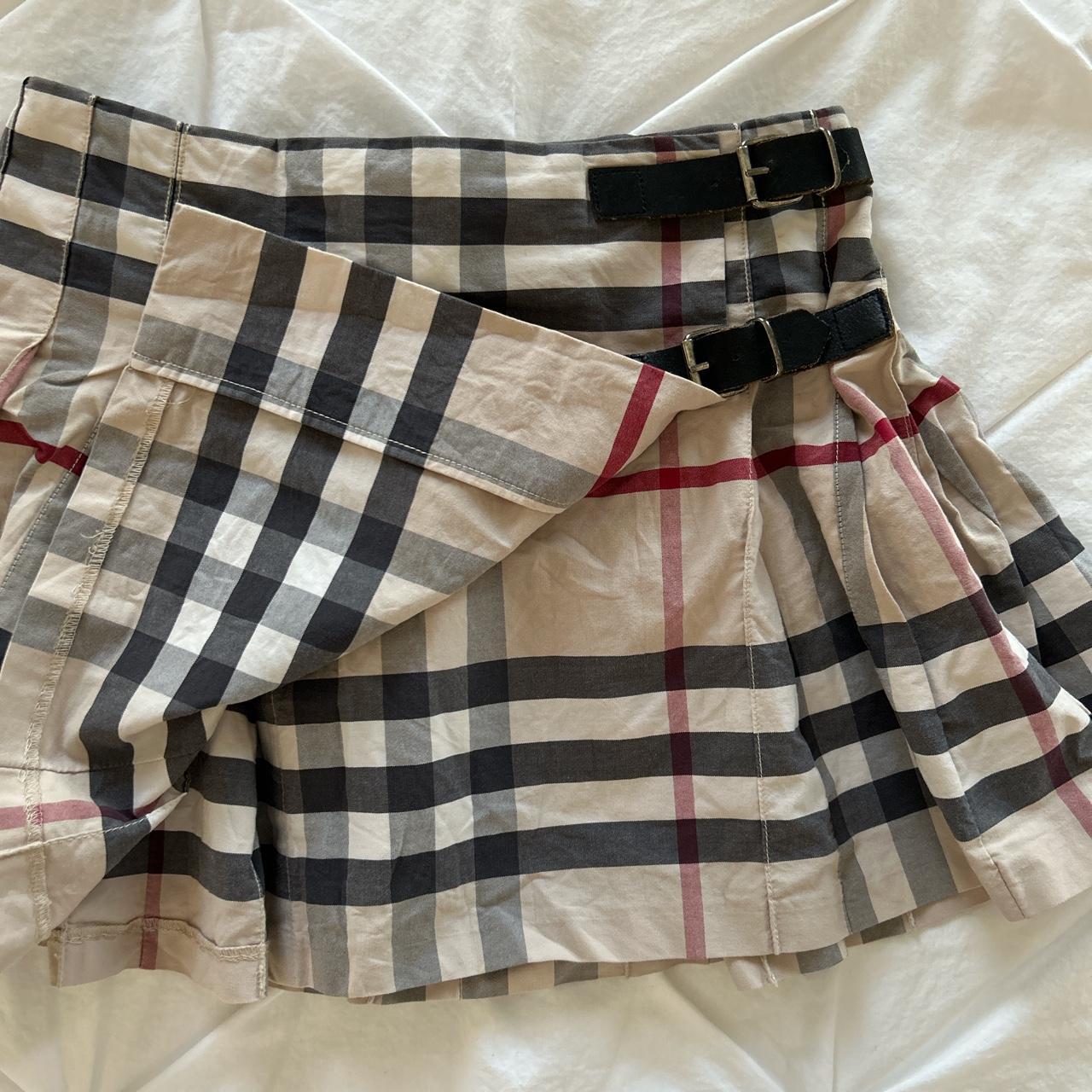 Depop Payments Only Burberry Plaid Mini Skirt With Depop