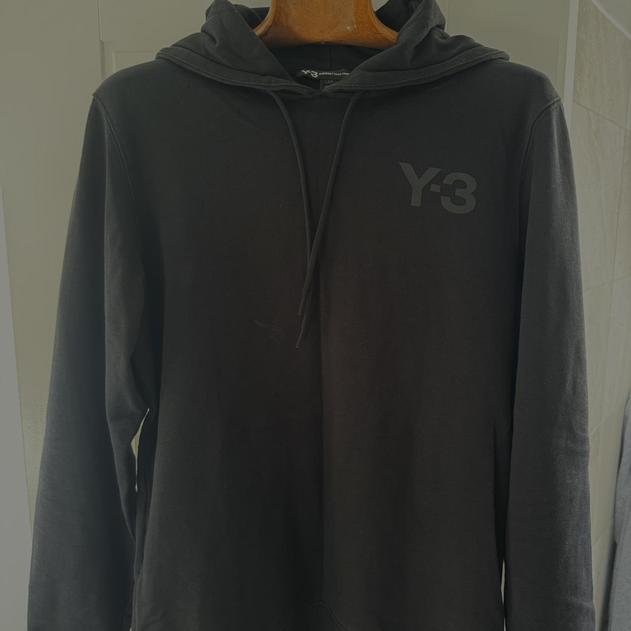 Y-3 Black Hoodie #Y-3 #Y3 #Black #Hoodie - Depop