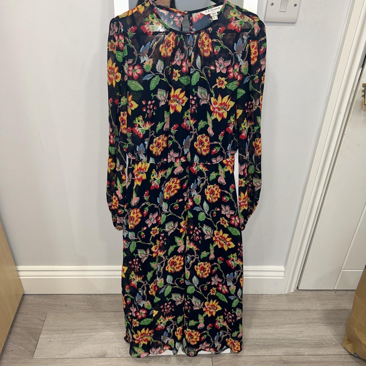LK Bennett Evalina Floral Midi Dress -Comes with... - Depop