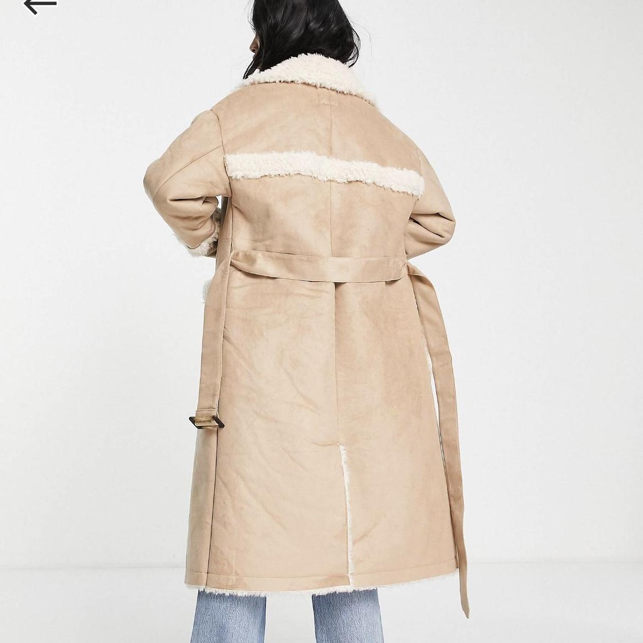 TOPSHOP BEAUTIFUL THICK SHERPA COAT - out of stock... - Depop