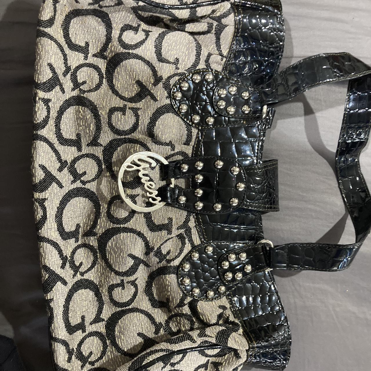 gorgeous thrifted guess bag a little discoloured on... - Depop
