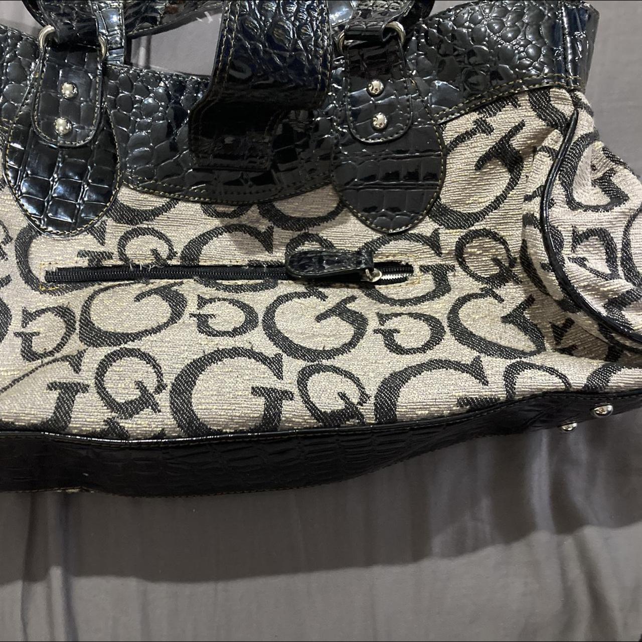 gorgeous thrifted guess bag a little discoloured on... - Depop