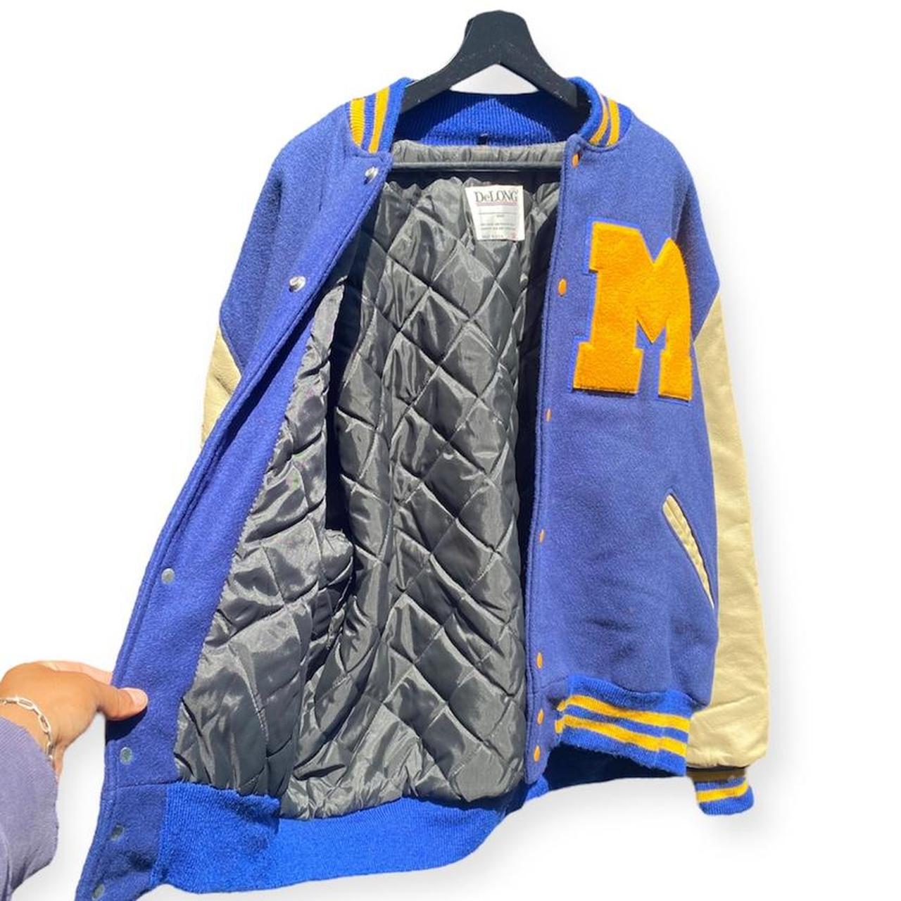 90’s Varsity Jacket by DeLong - super dope n clean... - Depop