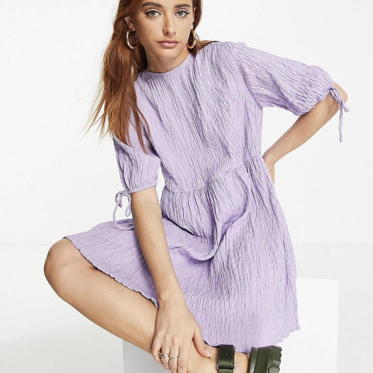 Lola May Women's Purple Dress | Depop