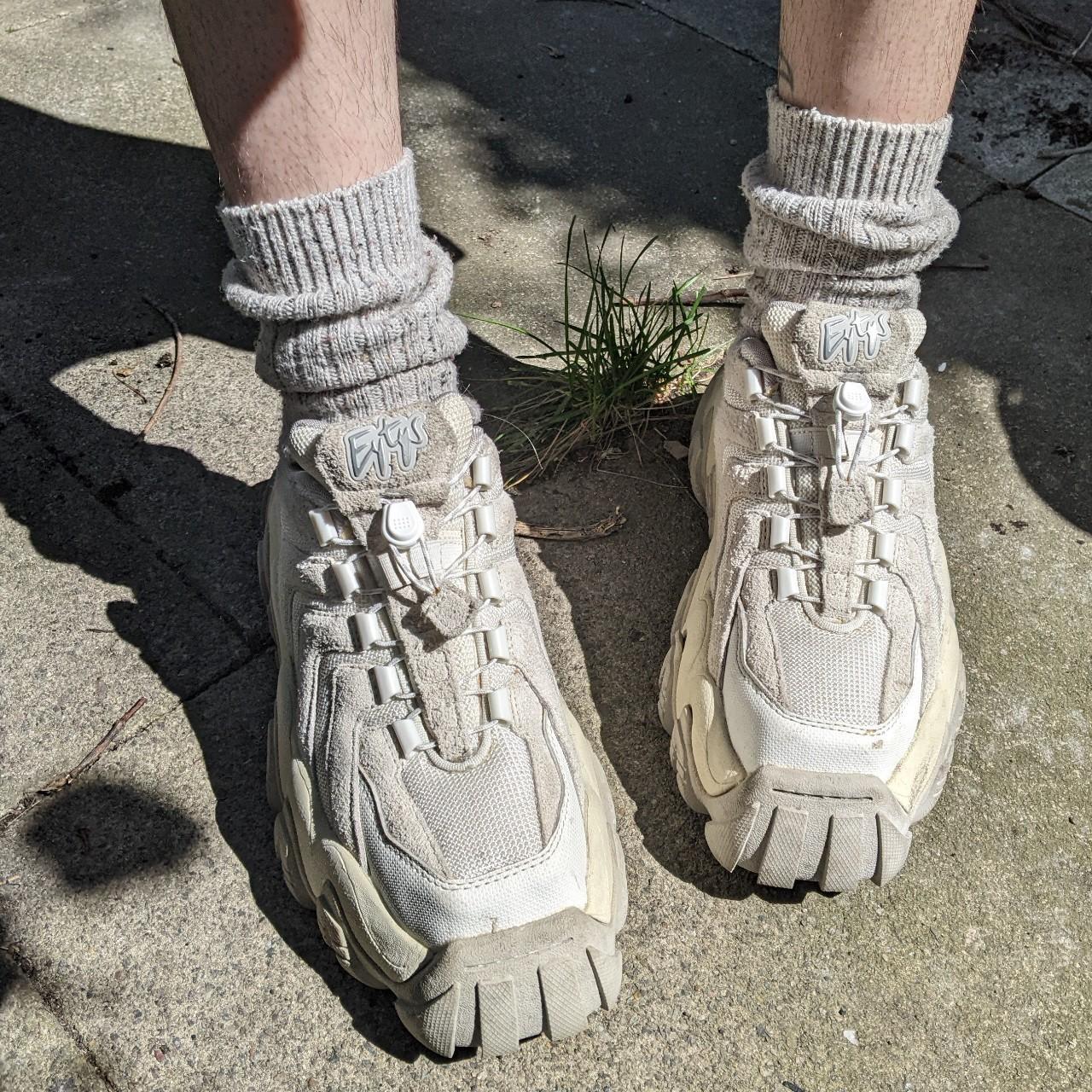 white halo eytys ~☆ ethereal gorpy monochrome... - Depop