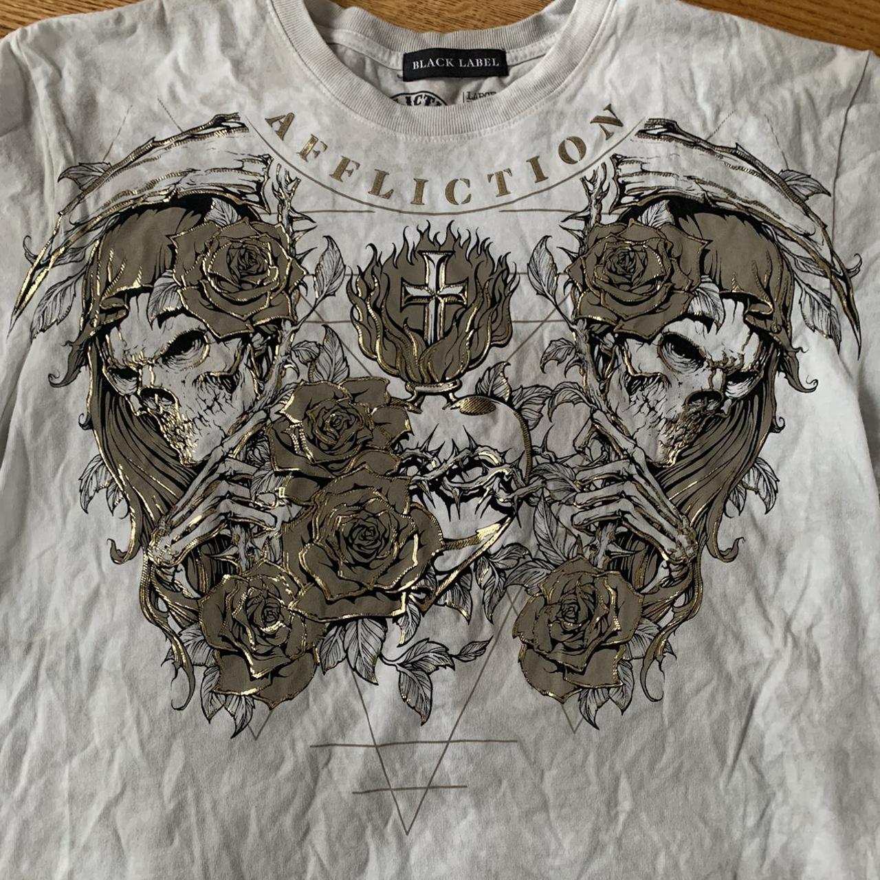 Affliction Men's T-shirt | Depop